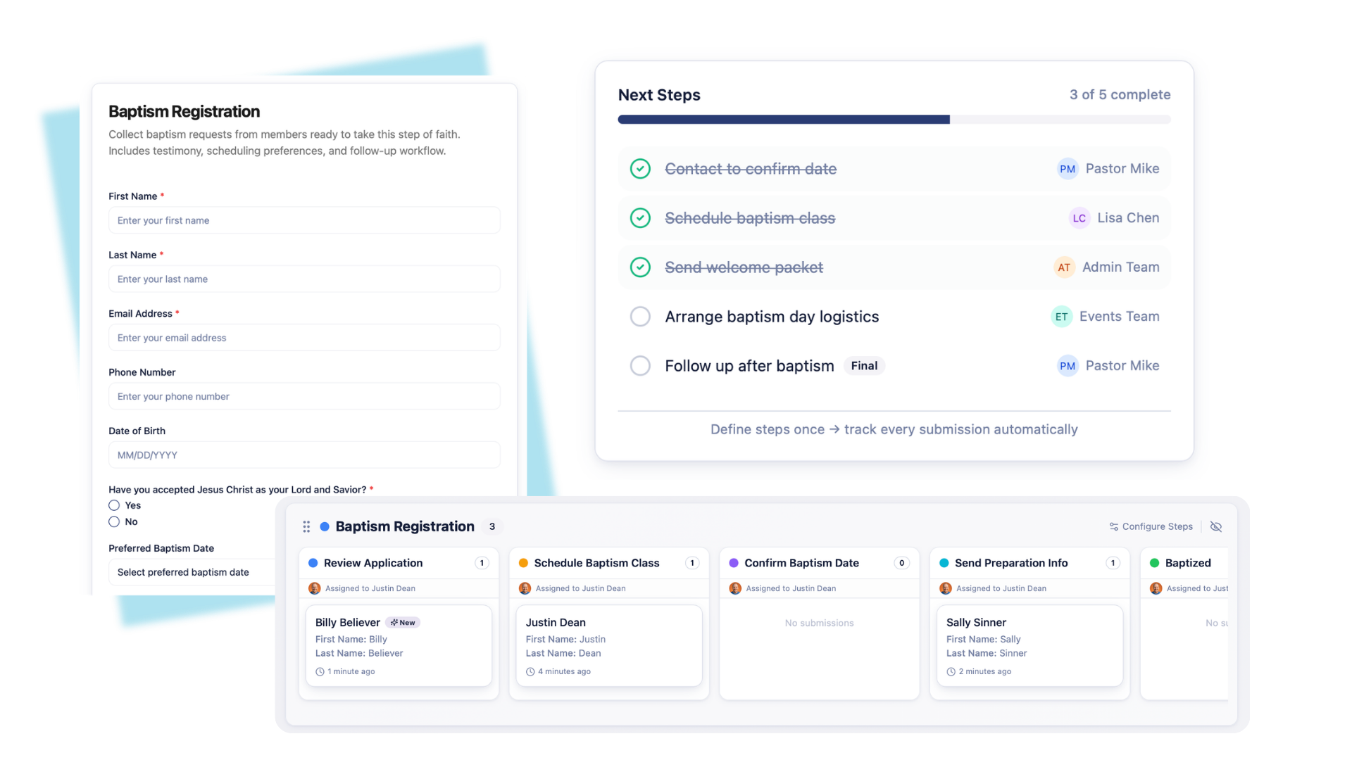 MinistryForms - Beautiful Forms for Growing Churches